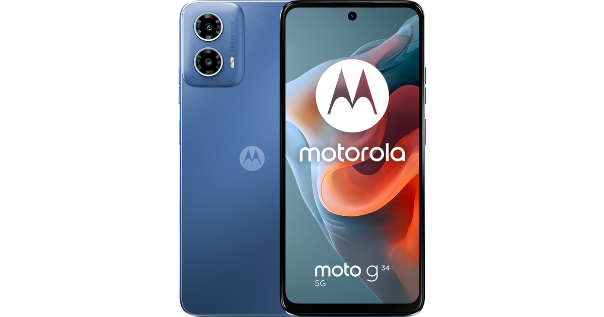 Motorola Moto G34 5G 8/128GB Kék - Yettel